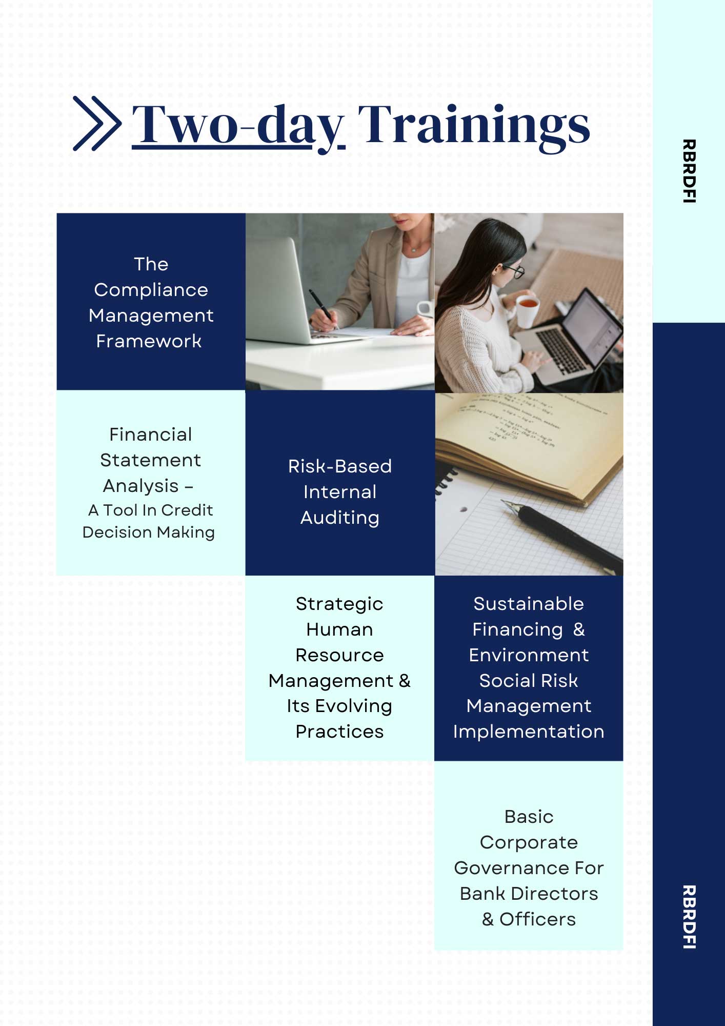 Courses Offered - RBAP Foundation RBRDFI